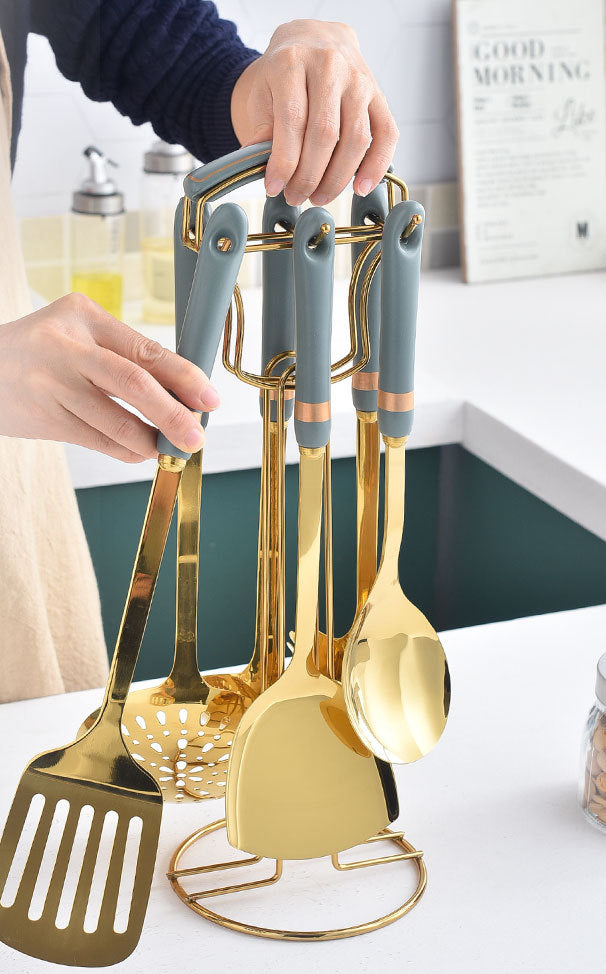 Vieno 6 Piece Luxury Kitchen Utensil Set – Home and Beyond